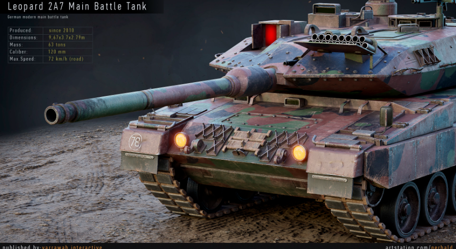 Leopard 2A7 - Advanced Tank Blueprint：ブループリント - UE マーケットプレイス