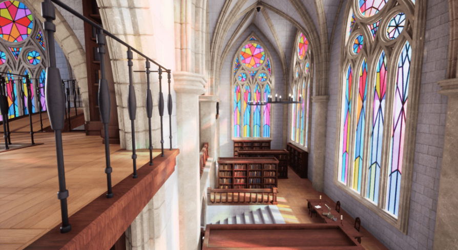 Library in Environments - UE Marketplace