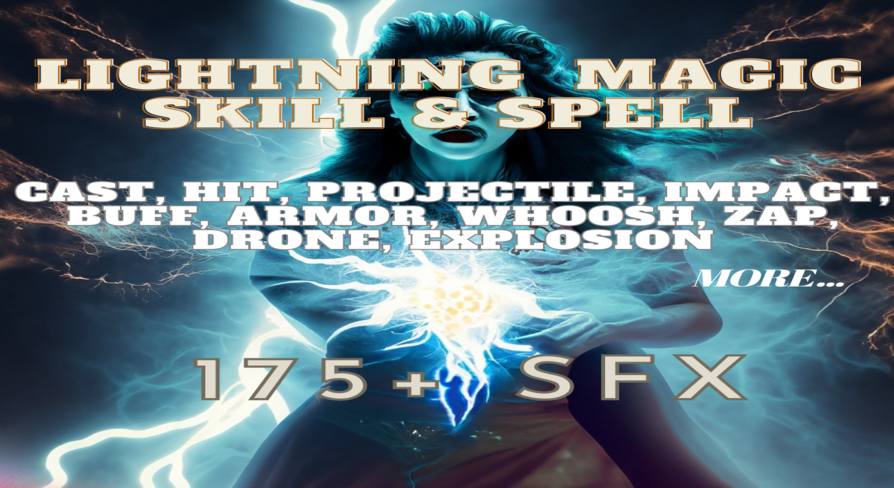 Lightning Magic Skill Spell Sound Pack in Sound Effects - UE Marketplace