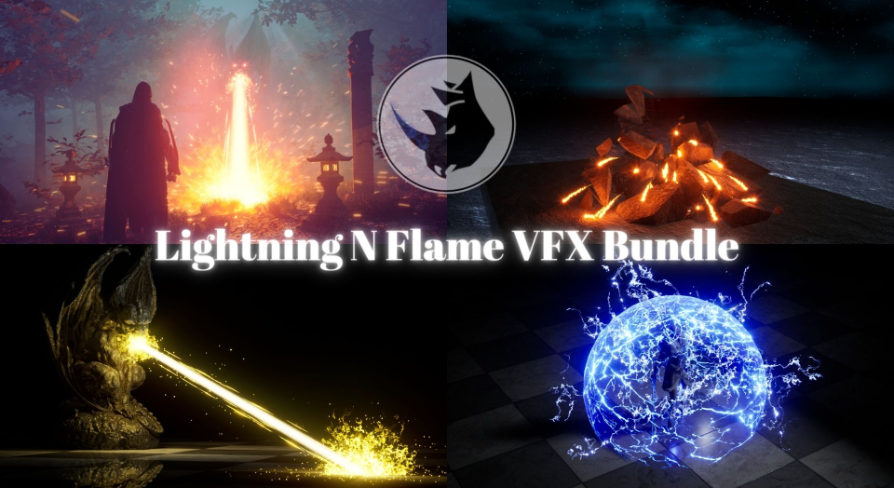 Lightning N Flame VFX Bundle in Visual Effects - UE Marketplace