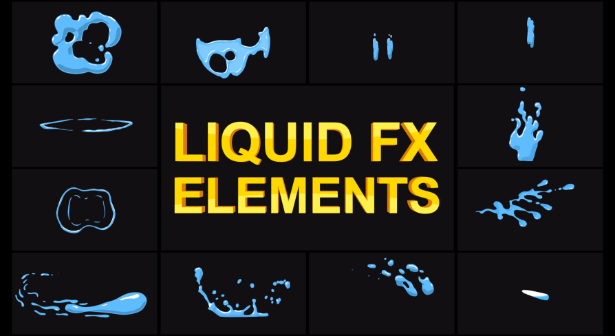 Liquid FX, 카테고리 2D 애셋 - UE 마켓플레이스