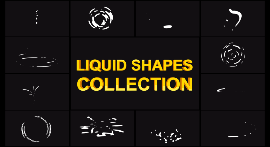 Liquid Shapes Collection：2Dアセット - UE マーケットプレイス