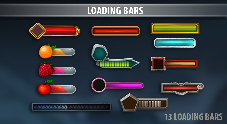 Loading Bars, 카테고리 2D 애셋 - UE 마켓플레이스
