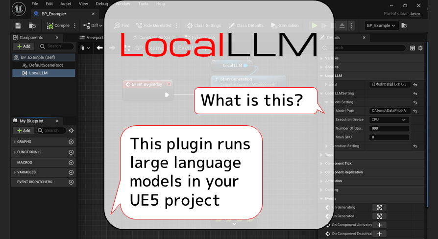 Local Llm Plugin In Code Plugins Ue Marketplace
