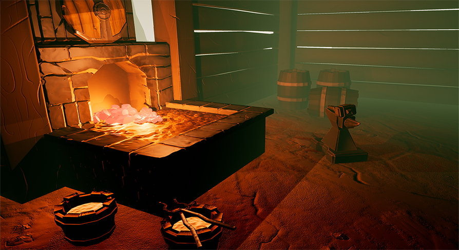 LowPoly Black Smith Set in Props - UE Marketplace