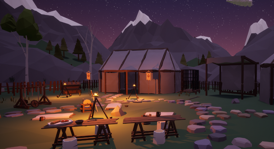 Low Poly - Camps in Environments - UE Marketplace