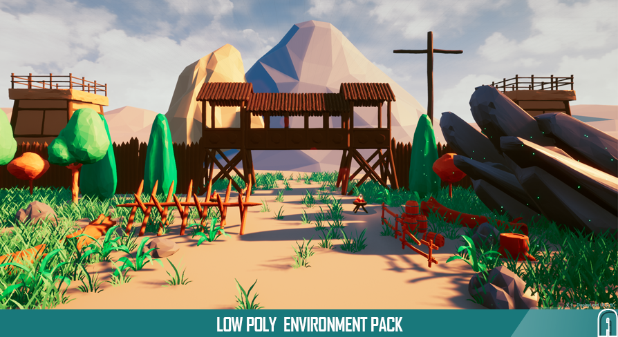 Low Poly Environment Pack in Environments - UE Marketplace