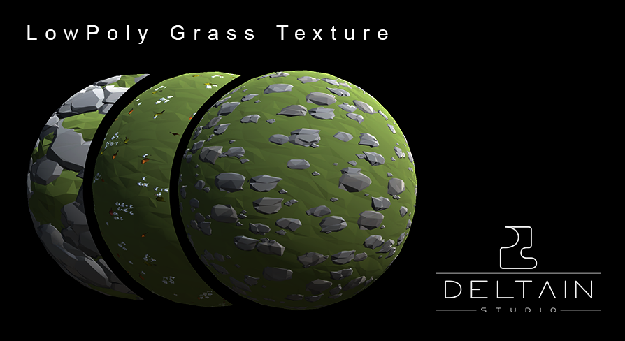 LowPoly Grass Texture in Materials - UE Marketplace