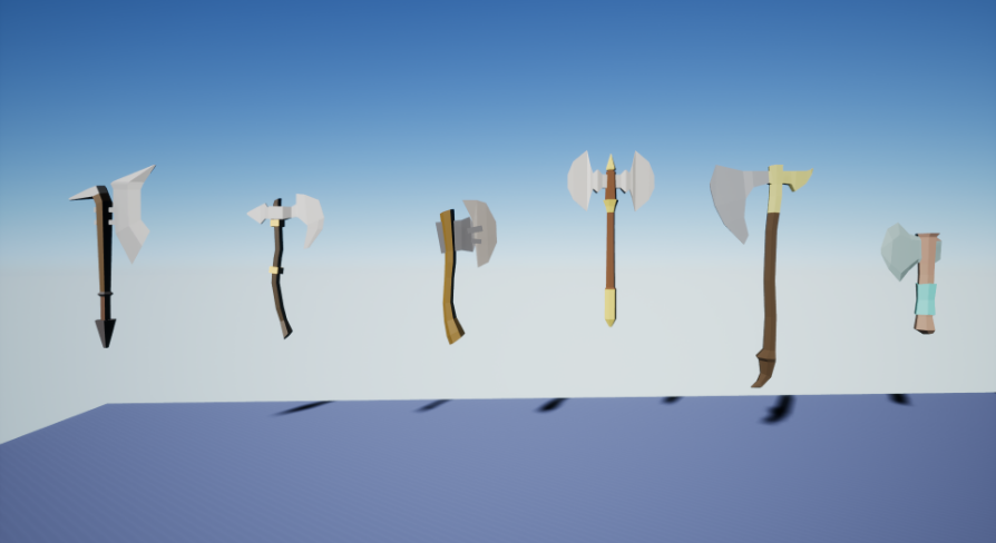 Low Poly Medieval Weapons in Weapons - UE Marketplace
