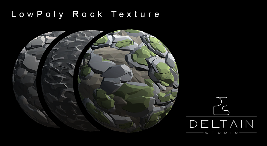 LowPoly Rock Texture in Materials - UE Marketplace