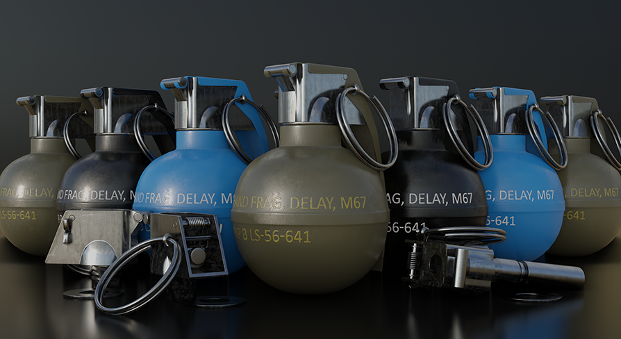 M67 (Hand Grenade - 1) in Props - UE Marketplace