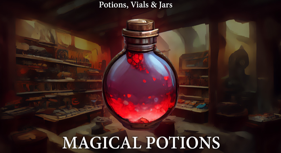 Magical Potions in 2D Assets - UE Marketplace