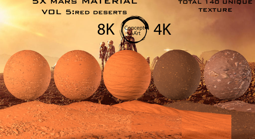 MARS VOL5:RED DESERTS in Materials - UE Marketplace