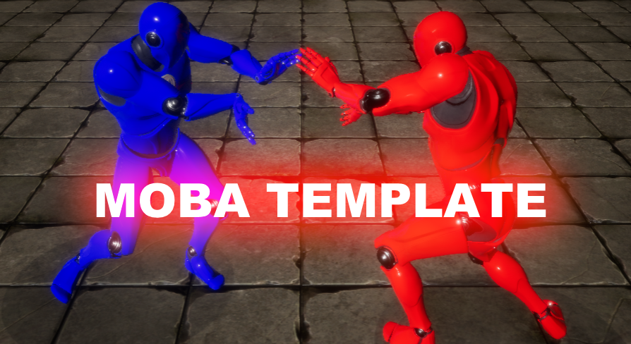 MOBA Template in Blueprints - UE Marketplace