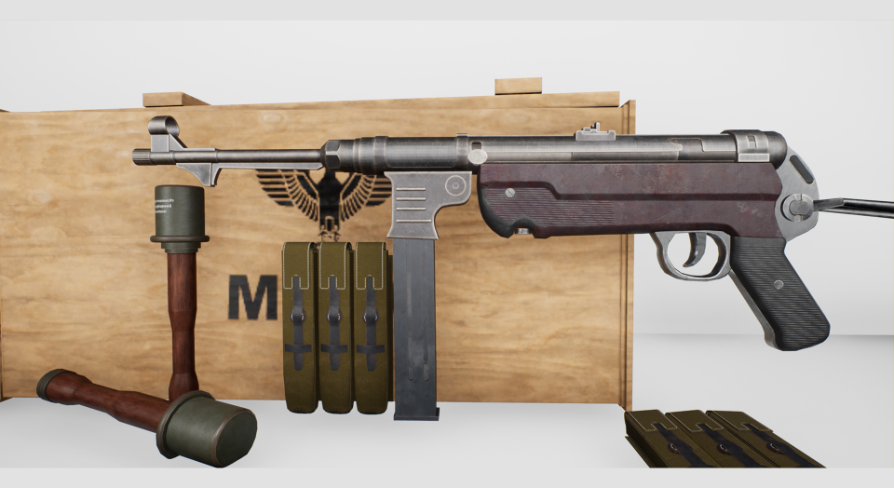 MP40 SMG WW2 GUN in Weapons - UE Marketplace
