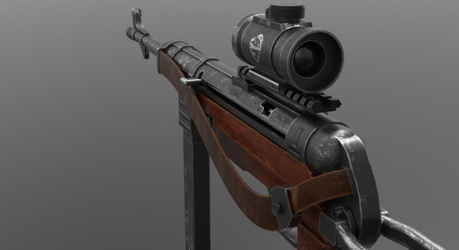 MP 40 Submachine Gun in Weapons - UE Marketplace