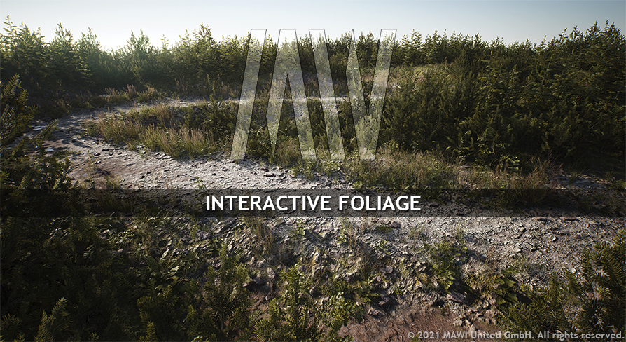 MW Interactive Foliage in Props - UE Marketplace