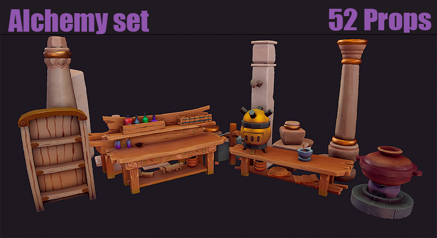 Magic Alchemy Pack in Props - UE Marketplace