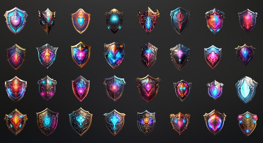 Magic Shields - Icon Pack, 카테고리 2D 애셋 - UE 마켓플레이스