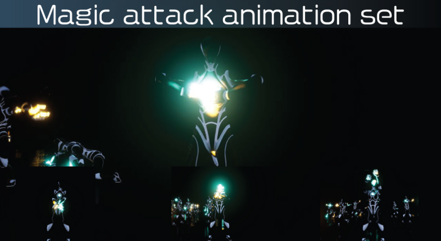 Magic attack animation set - [144 HD Mocap Animations] in Animations ...