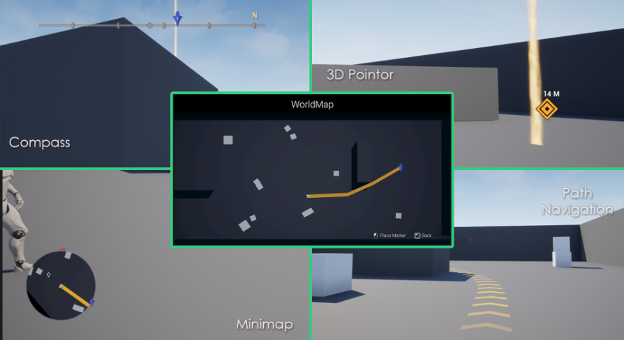 Easy Navigation and Map in Blueprints - UE Marketplace