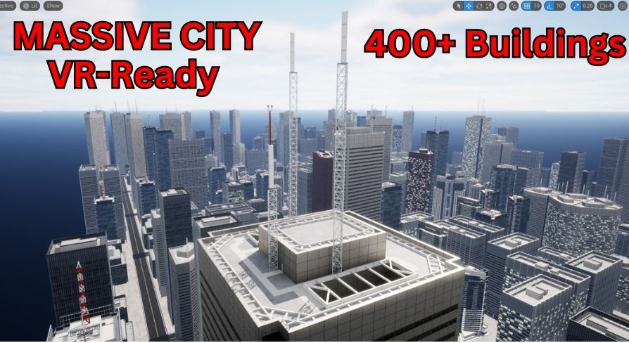 Massive City - 400 Buildings, Fully Playable, VR-Compatible in ...