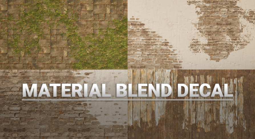 Material Blend Decal - Environmental Material Blend：マテリアル - UE マーケットプレイス