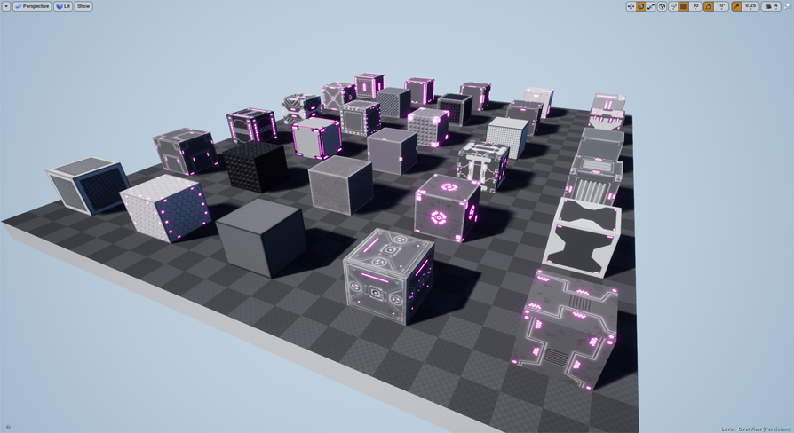 Material Pack One SciFi in Materials - UE Marketplace