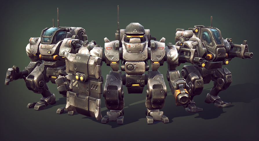 Mech Constructor - Humanoid Robots in Characters - UE Marketplace
