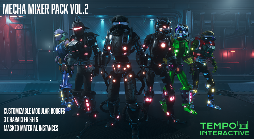 Mecha Mixer Pack Vol.2 in Characters - UE Marketplace