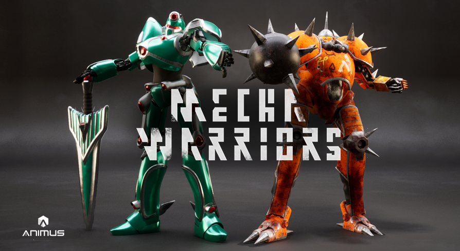 Mecha Warriors: Retro X Spike in Characters - UE Marketplace