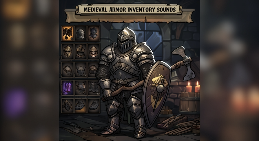 Medieval Fantasy Armor SFX: Pick Up, Equip, and Other Inventory Sounds ...