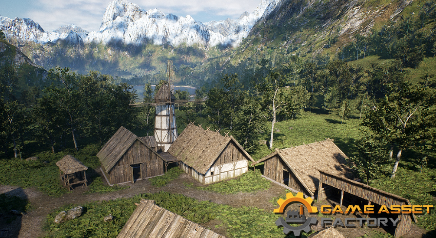 Medieval Farm Modular in Environments - UE Marketplace