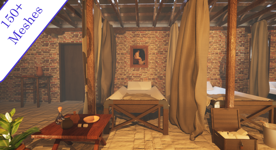 Medieval Hospital：環境 - UE マーケットプレイス