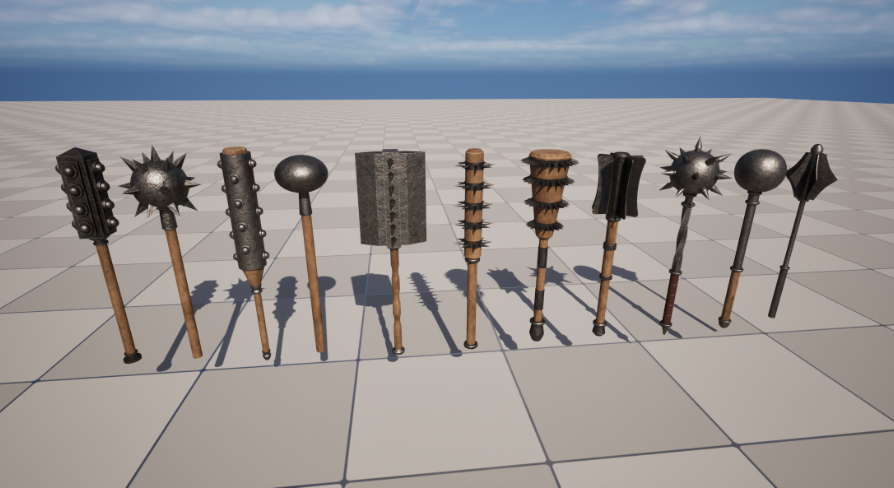 Medieval Mace in Props - UE Marketplace