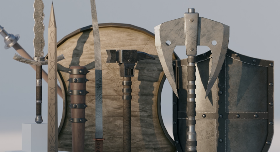 Medieval Melee Weapons in Weapons - UE Marketplace