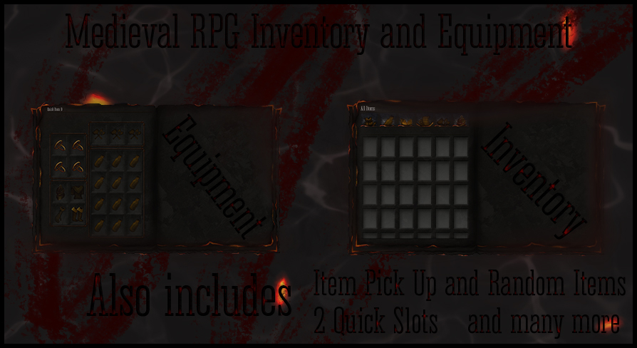 Medieval RPG Inventory and Equipment in Blueprints - UE Marketplace
