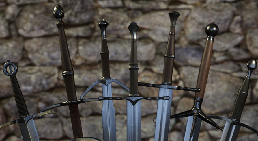 Medieval Straight Swords in Weapons - UE Marketplace