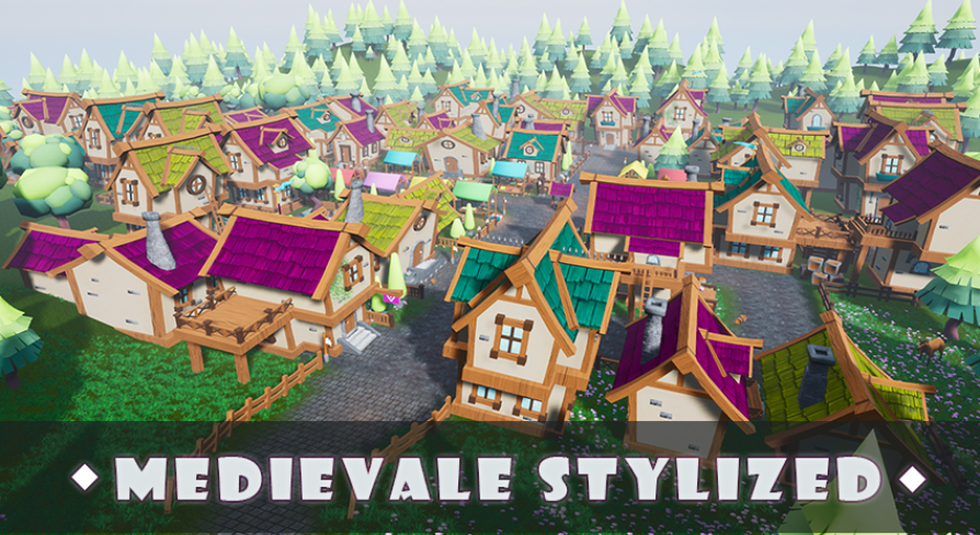 Medieval Stylized in Environments - UE Marketplace