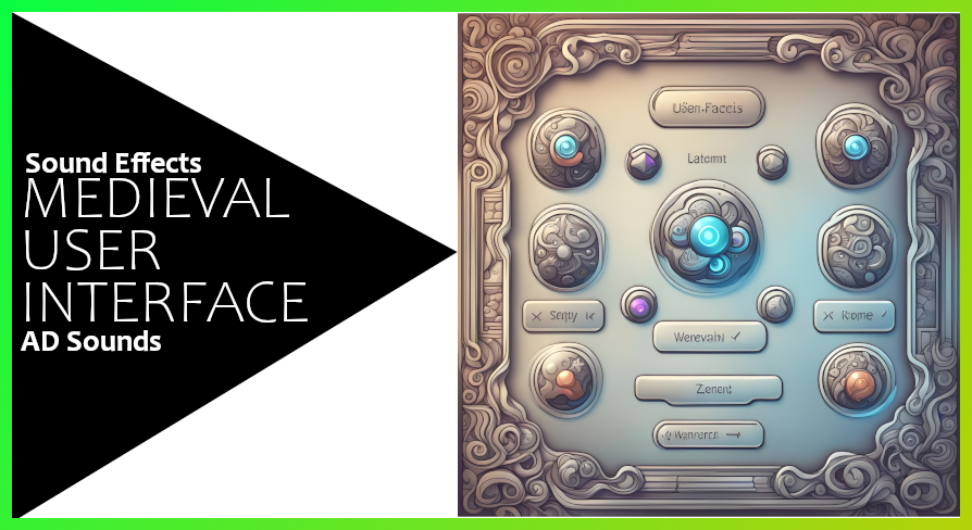 在音效创建的Medieval User Interface - Sound Effects - 虚幻引擎商城