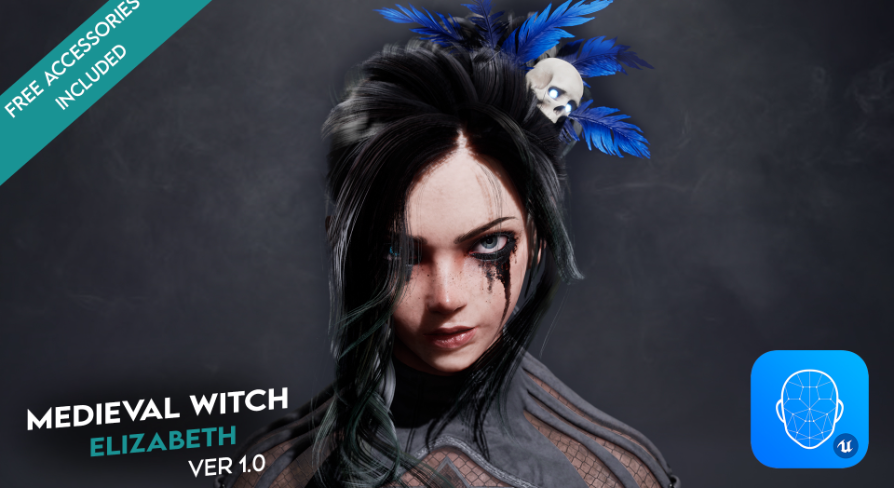 Medieval Witch - Elizabeth in Characters - UE Marketplace