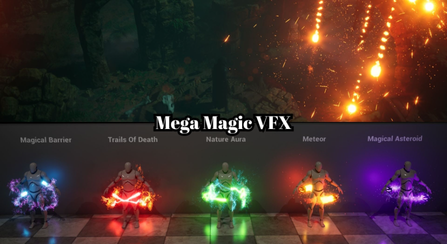Mega Magic VFX Bundle in Visual Effects - UE Marketplace