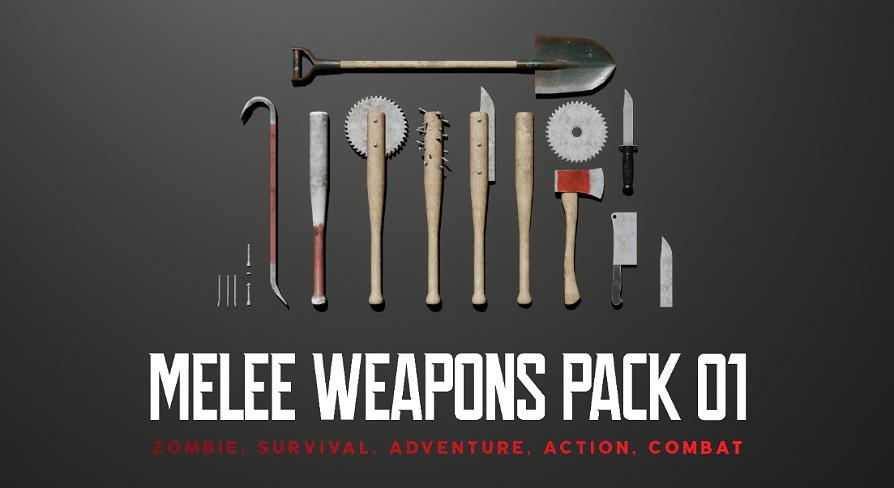 Melee Weapons Pack 01 in Weapons - UE Marketplace