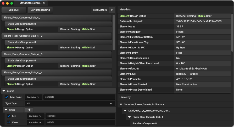 Metadata Search Tool in Code Plugins - UE Marketplace