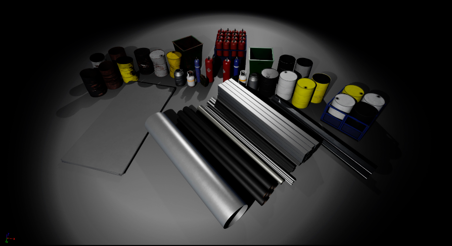 Metal Props Pack vol.1 in Props - UE Marketplace
