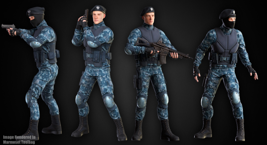 Military Spy Winter Skin：キャラクター - UE マーケットプレイス