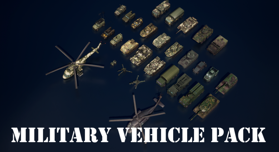 Military Vehicle Pack in Props - UE Marketplace