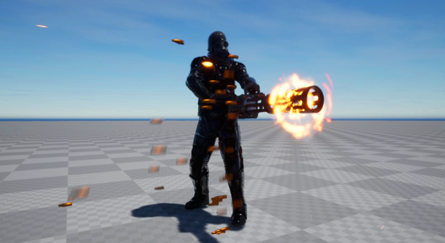 Multiplayer Minigun System in Blueprints - UE Marketplace