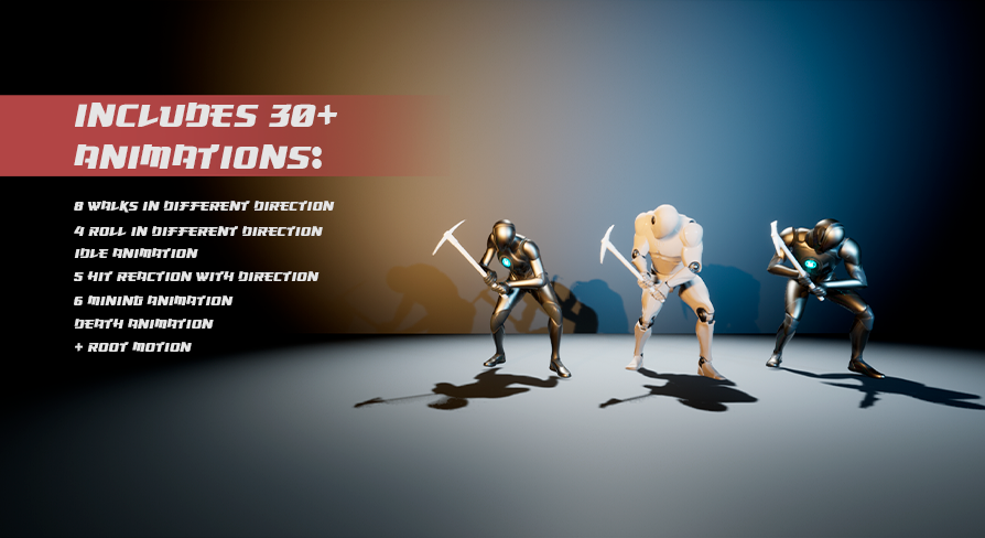 Mining Animation in Animations - UE Marketplace