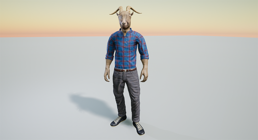 Mister Goat in Characters - UE Marketplace